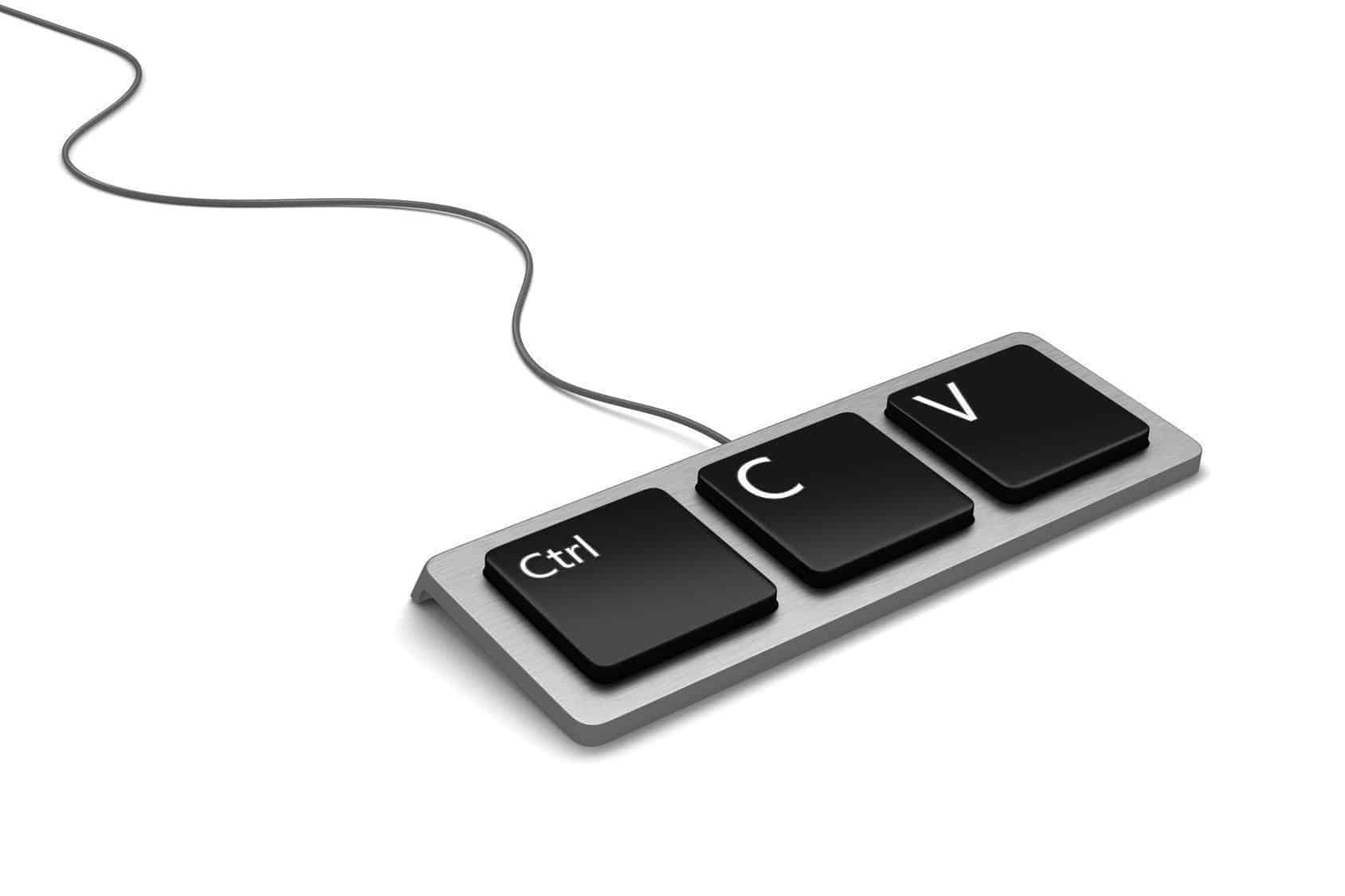 Keyboard Shortcuts: Cut, Copy, and Paste